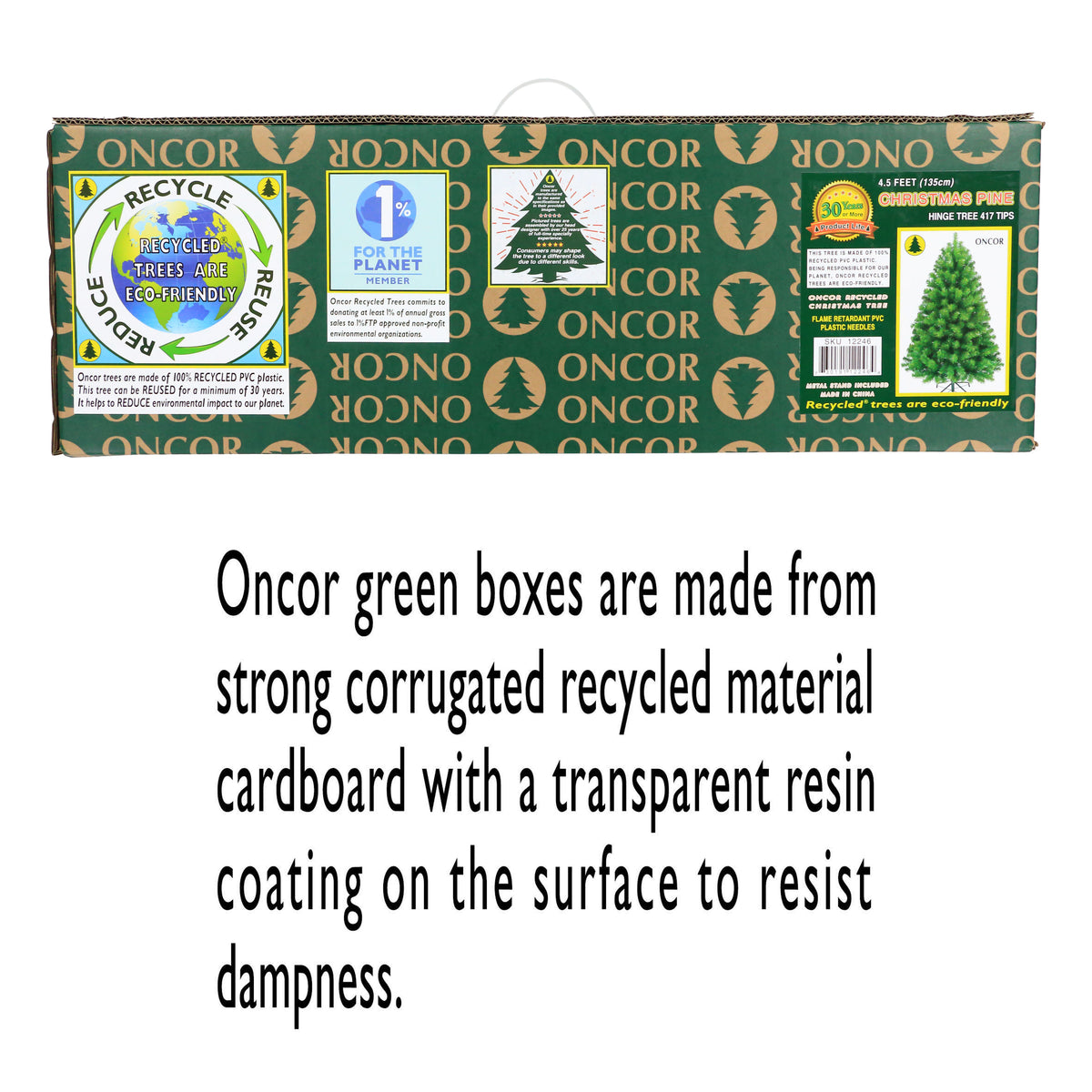 4.5ft Christmas Pine – Oncor Recycled Trees